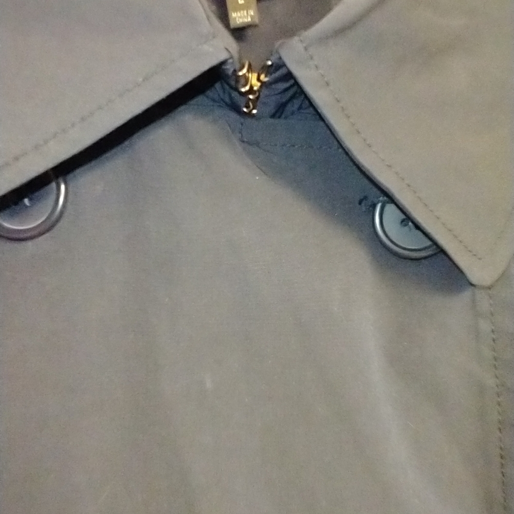 Max Studio London Trench Cape Jacket - Gem